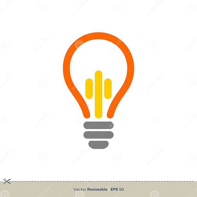 Light Bulb Vector Logo Template Illustration Design. Vector EPS 10 ...