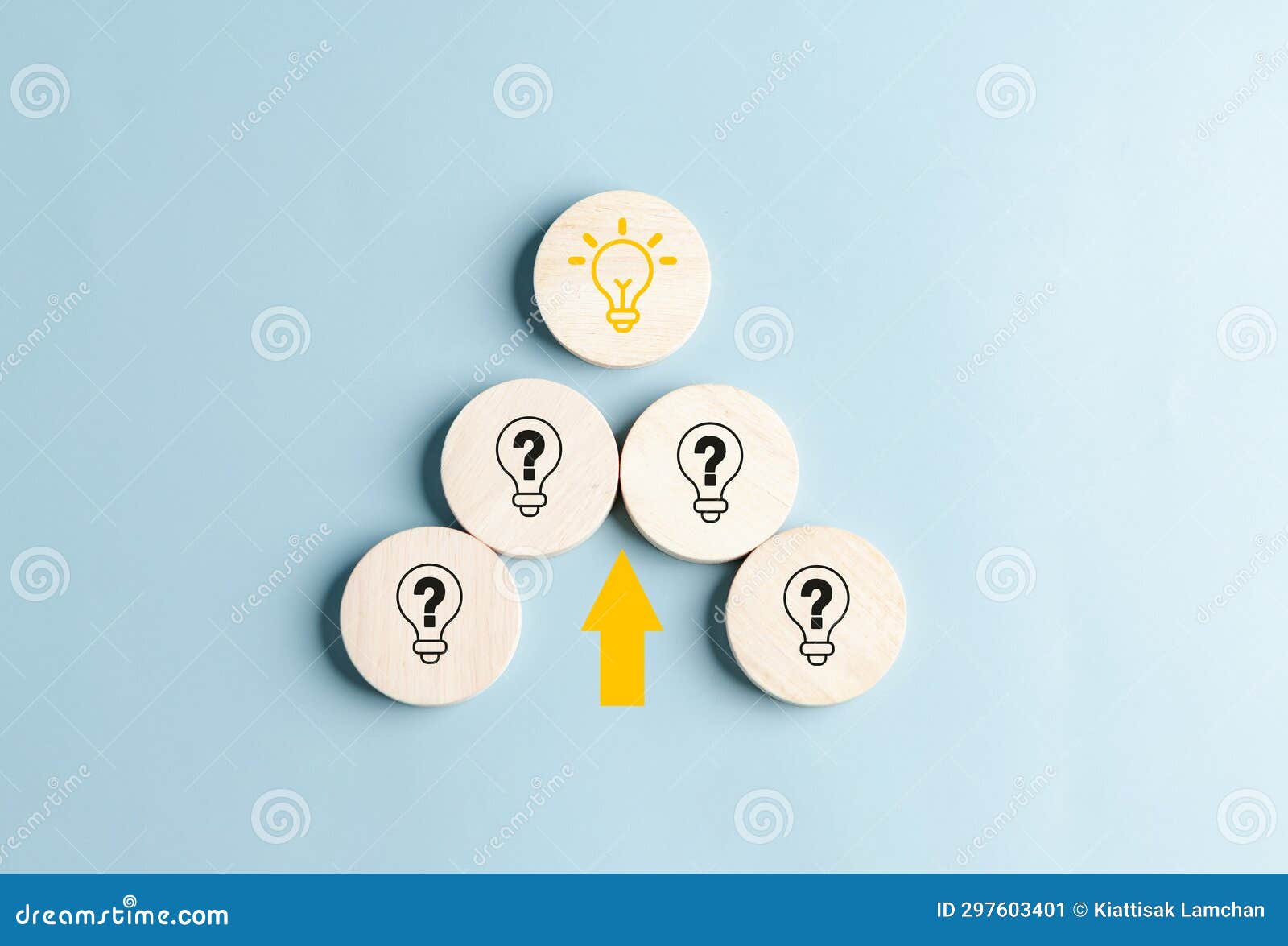 Light Bulb Which among Question Icon. Target Solution Target Stock ...