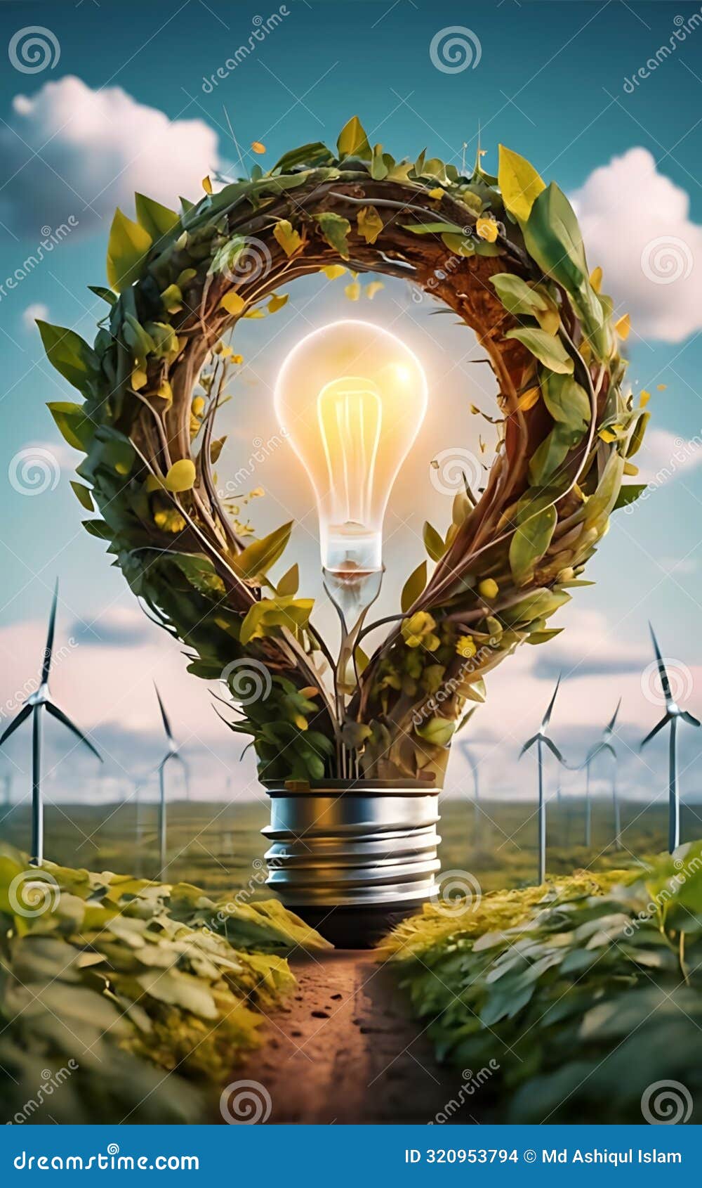 A Light Bulb with the Words Light Bulb on it Stock Illustration ...