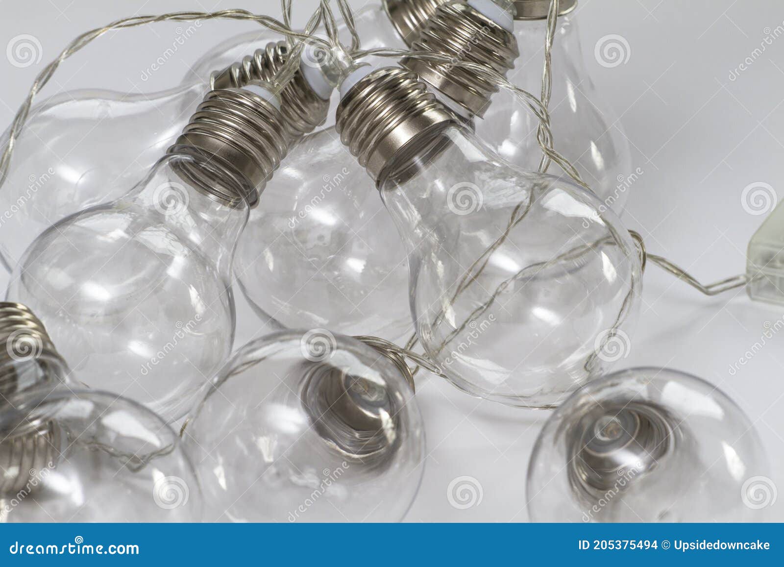 Light bulbs stock photo. Image of tangled, invention - 205375494