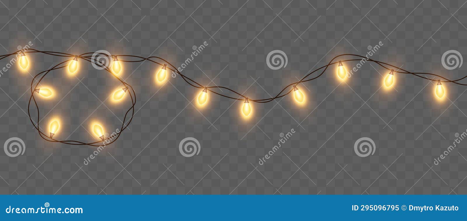 Light Bulbs. Christmas String Lights Stock Vector - Illustration of ...