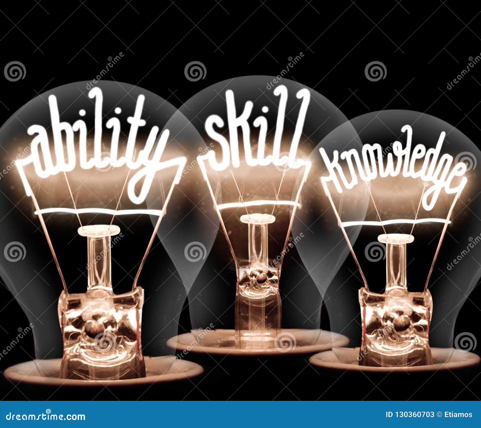 Light Bulbs Concept stock image. Image of knowledge - 130360703