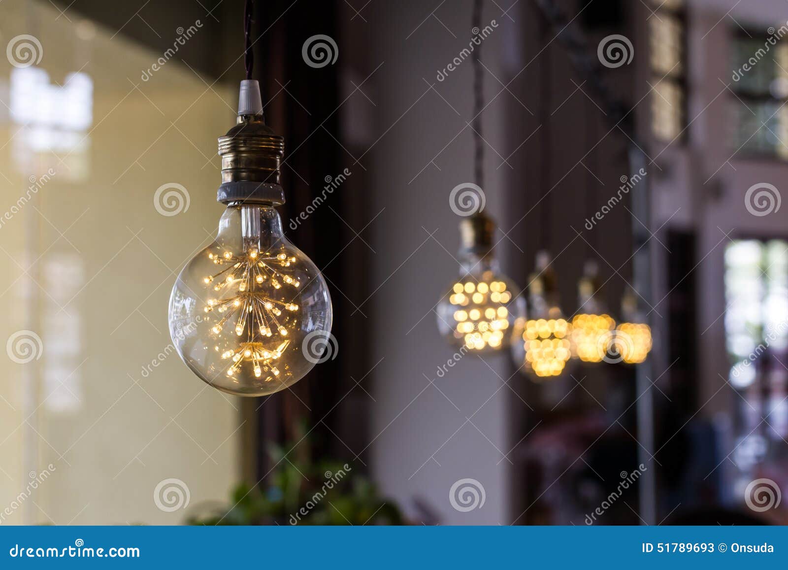 Light bulbs decorated stock image. Image of gold, illuminated - 51789693