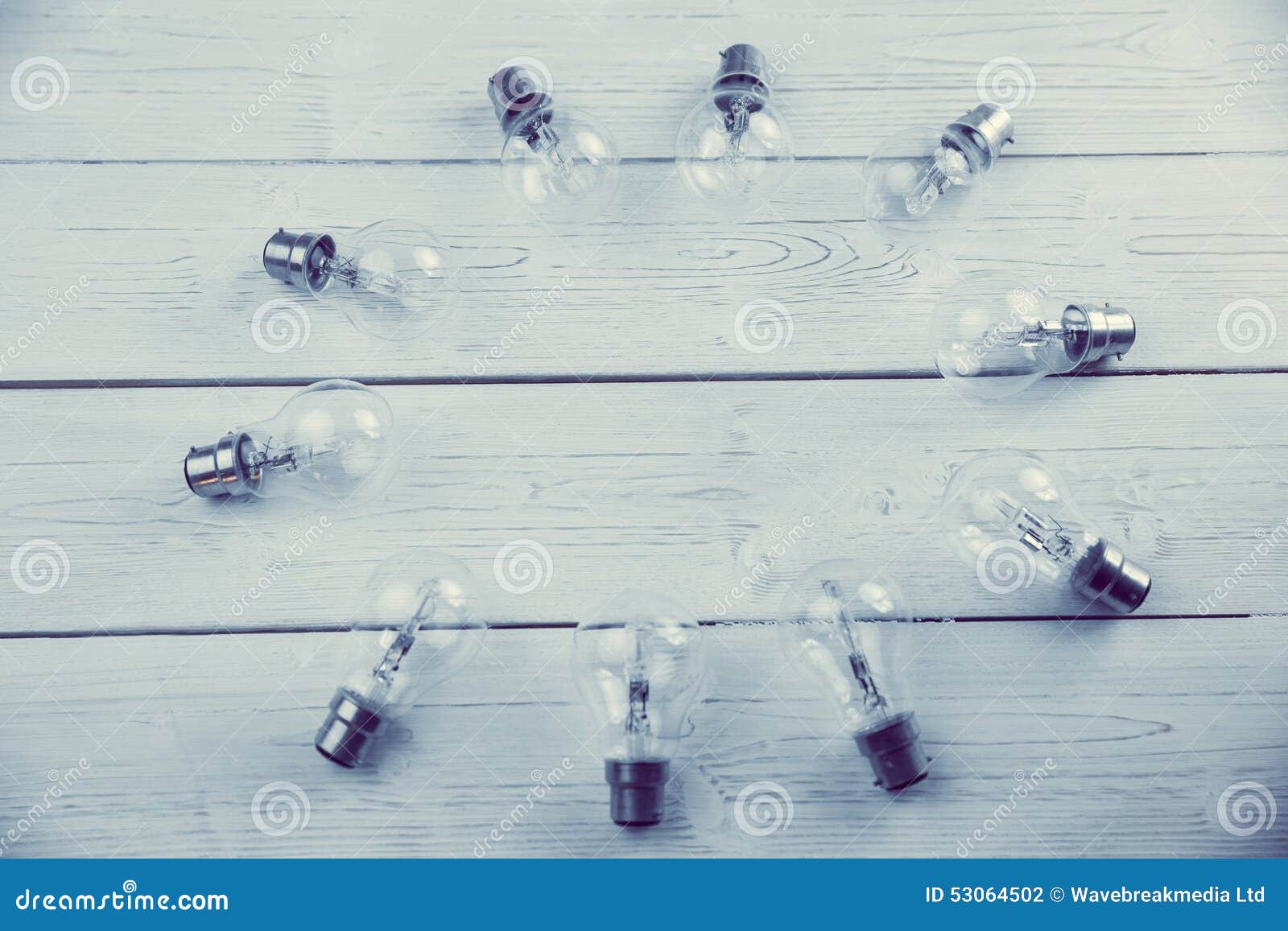 Light bulbs forming frame stock photo. Image of copy - 53064502