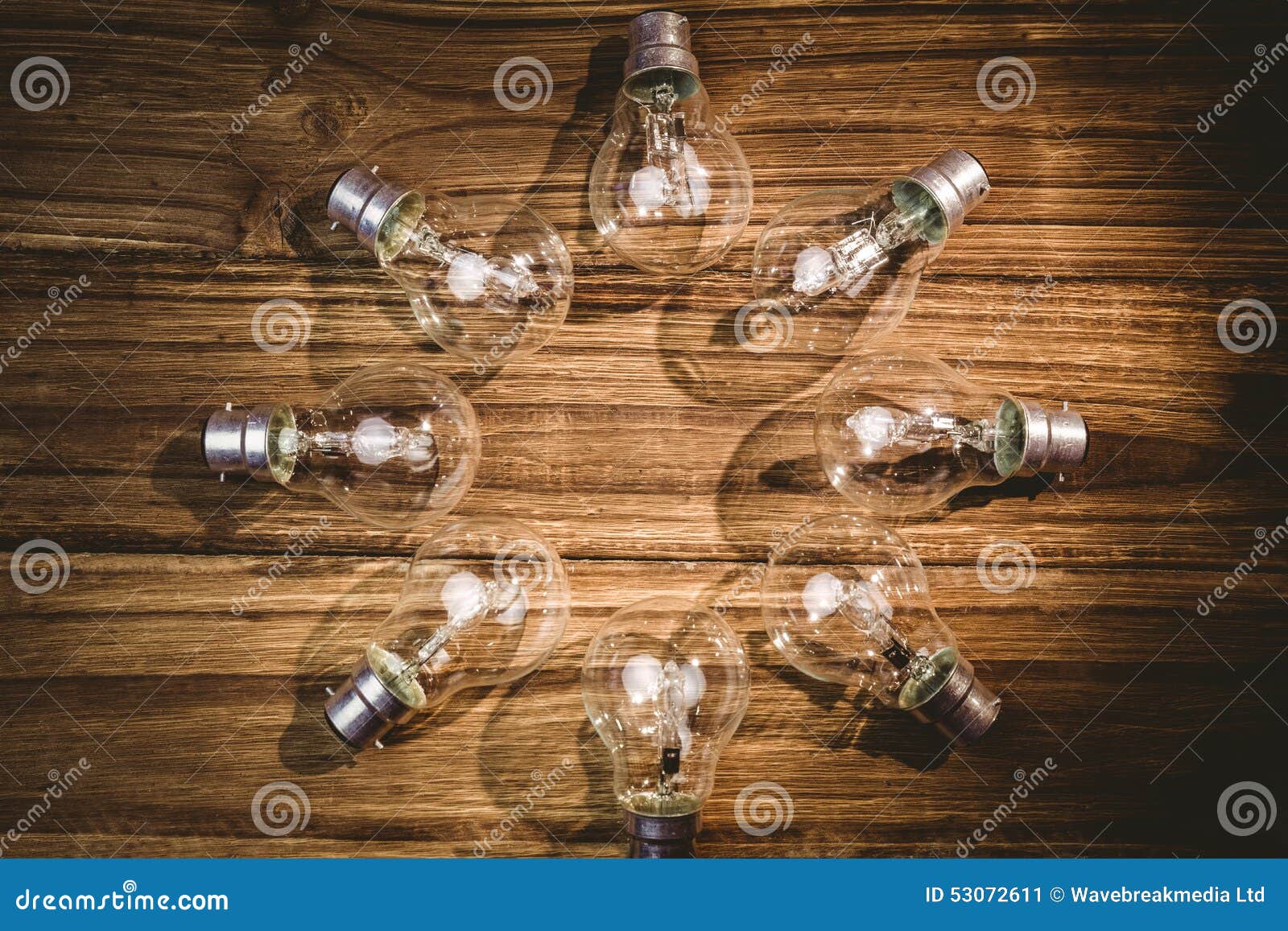 Light bulbs forming frame stock image. Image of shot - 53072611