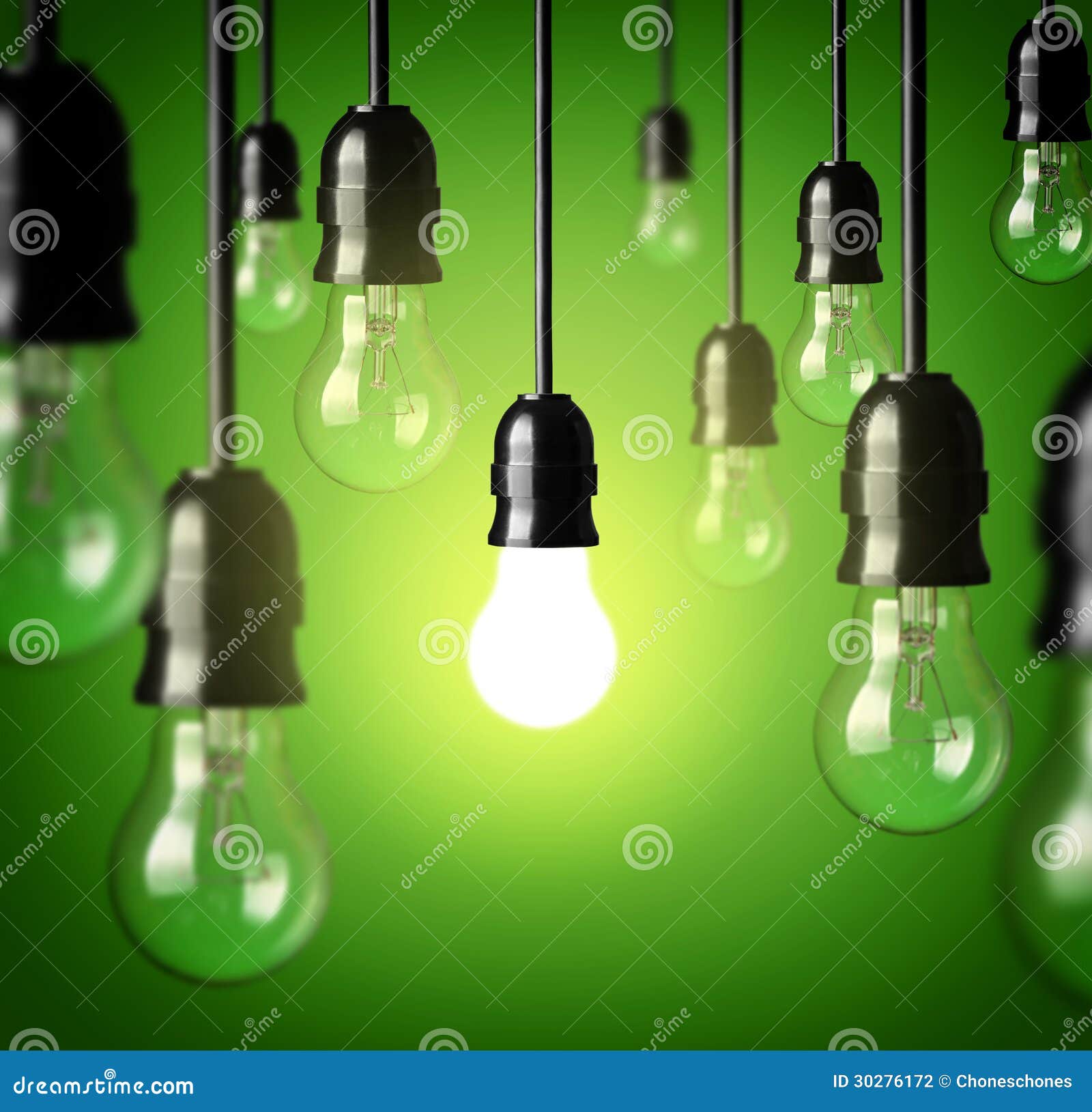Idea concept. stock photo. Image of lamp, idea, single - 30276172