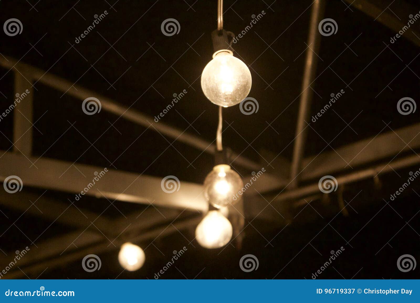 Light bulbs in line stock image. Image of electricity - 96719337