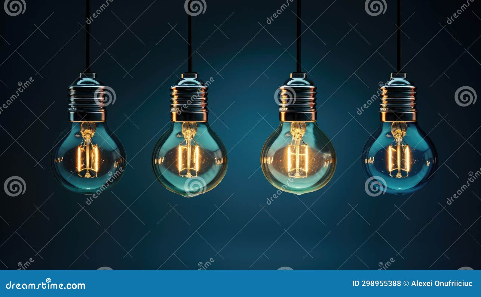 Light Bulbs . Lots of Light Bulbs. the Power of Light Stock ...