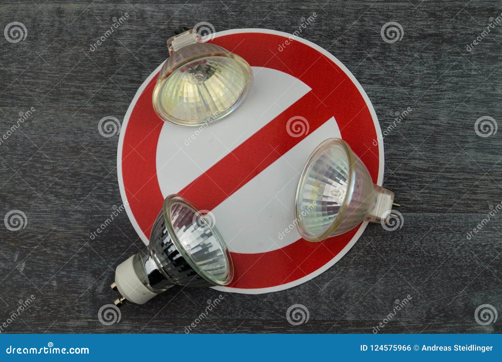 Light bulbs prohibited stock photo. Image of bright - 124575966