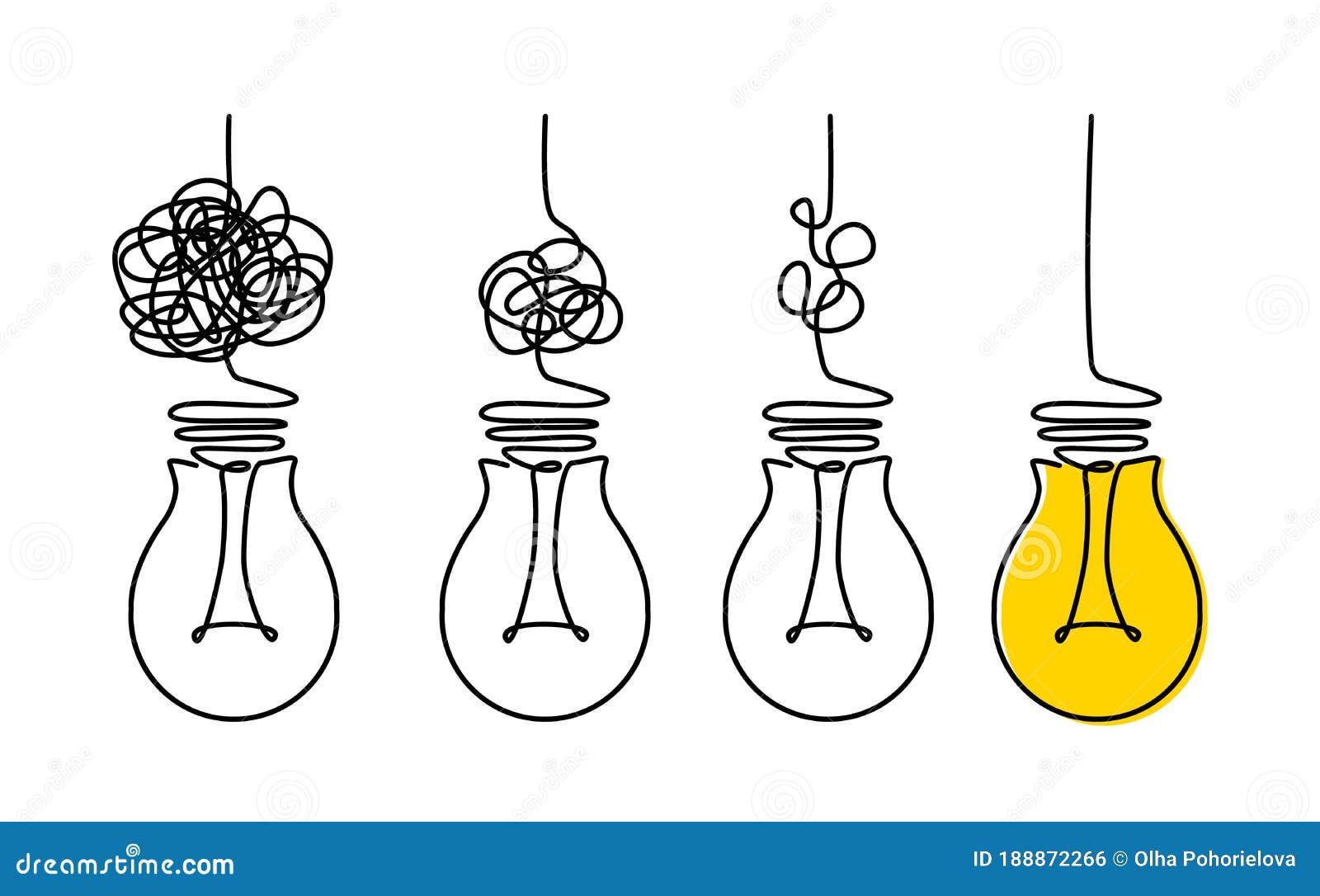 Light Bulbs and Scribbles. the Concept of Chaos and Order in Thoughts ...