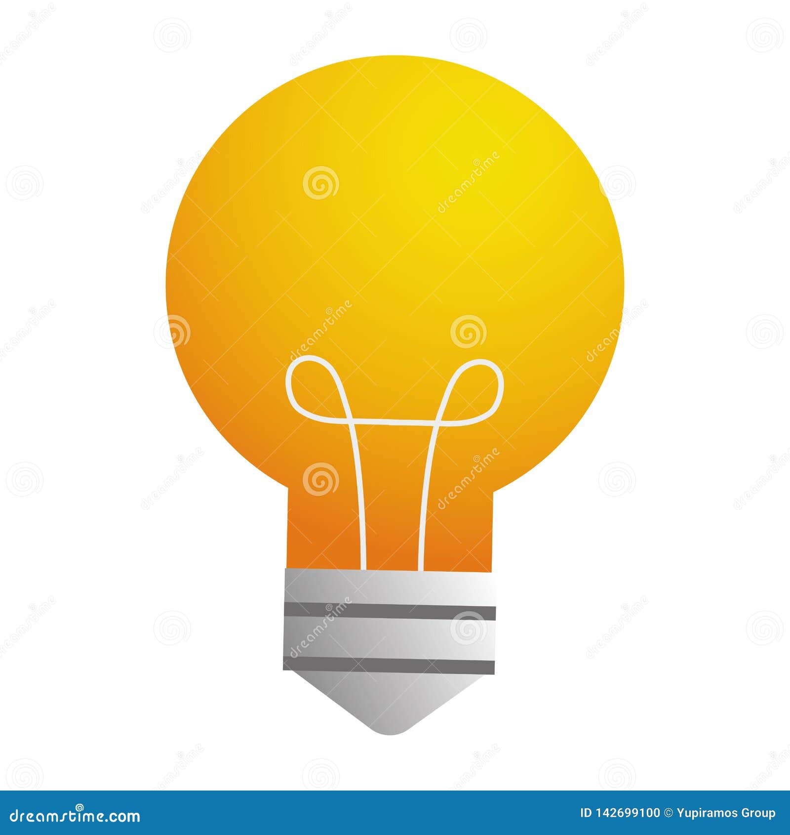 Light Buld Idea Cartoon Vector Illustration | CartoonDealer.com #142700788