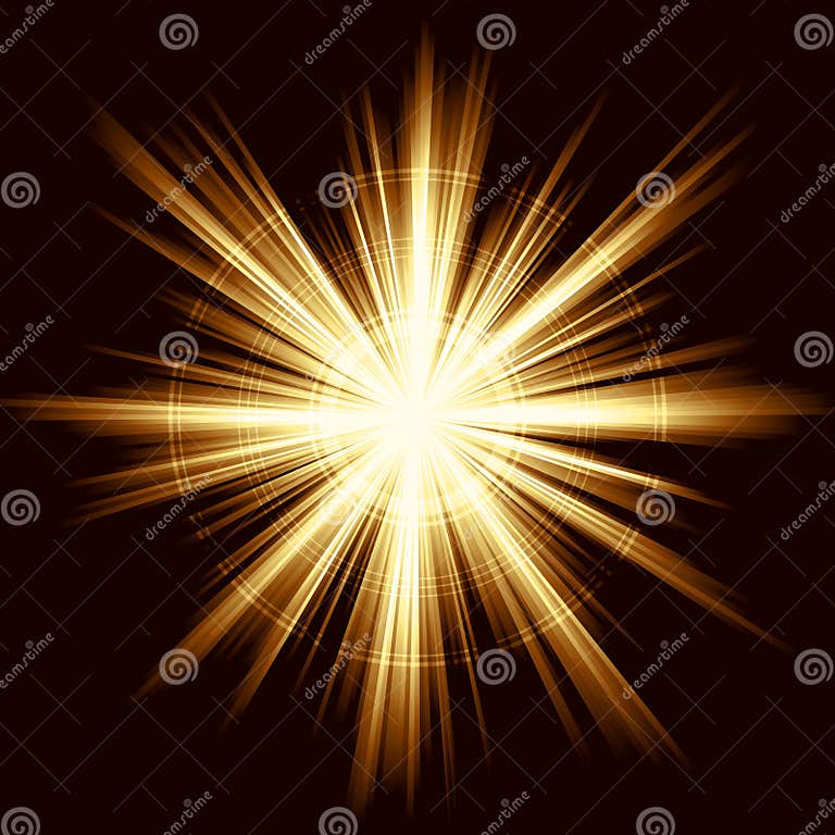 Light Burst, Fireworks, Lens Flare Stock Vector - Illustration of ...