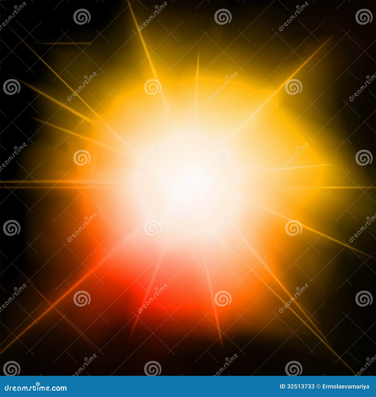 Light Burst, Fireworks, Lens Flare. Vector Stock Vector - Illustration ...