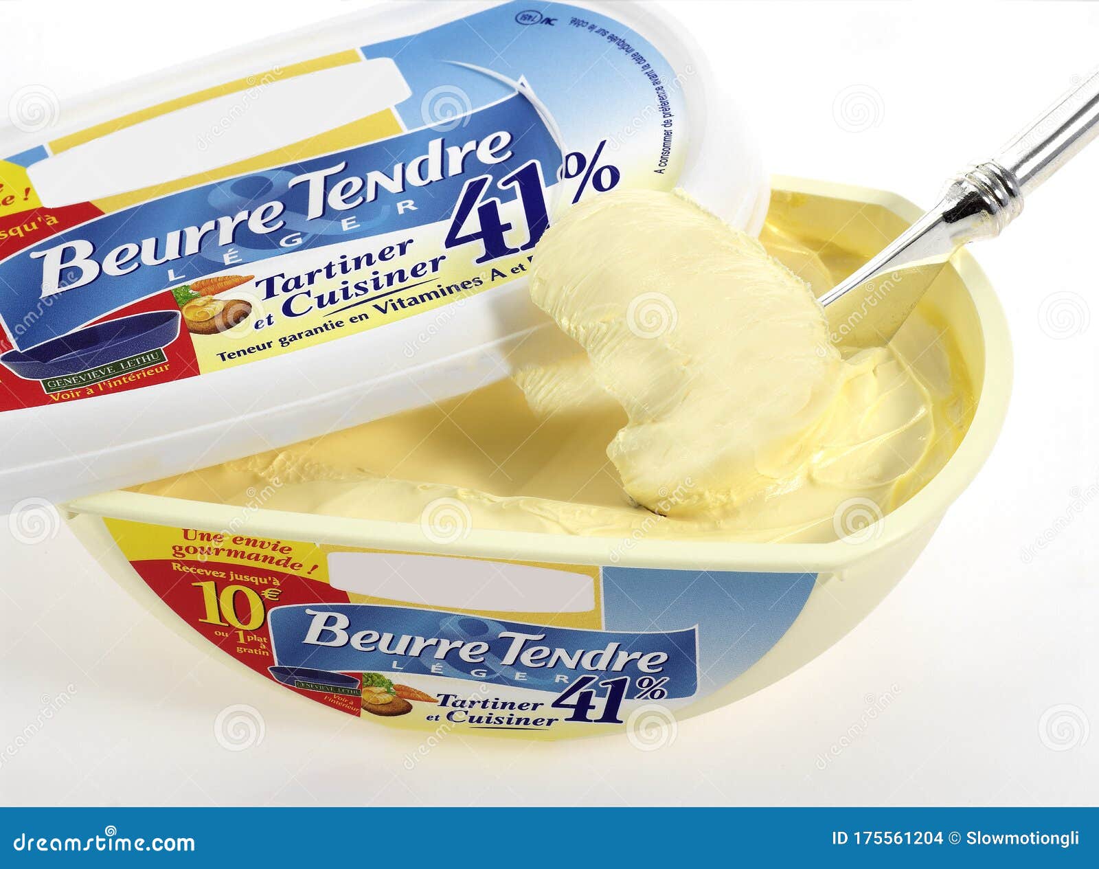 Light Butter Against White Background Stock Photo - Image of studio ...