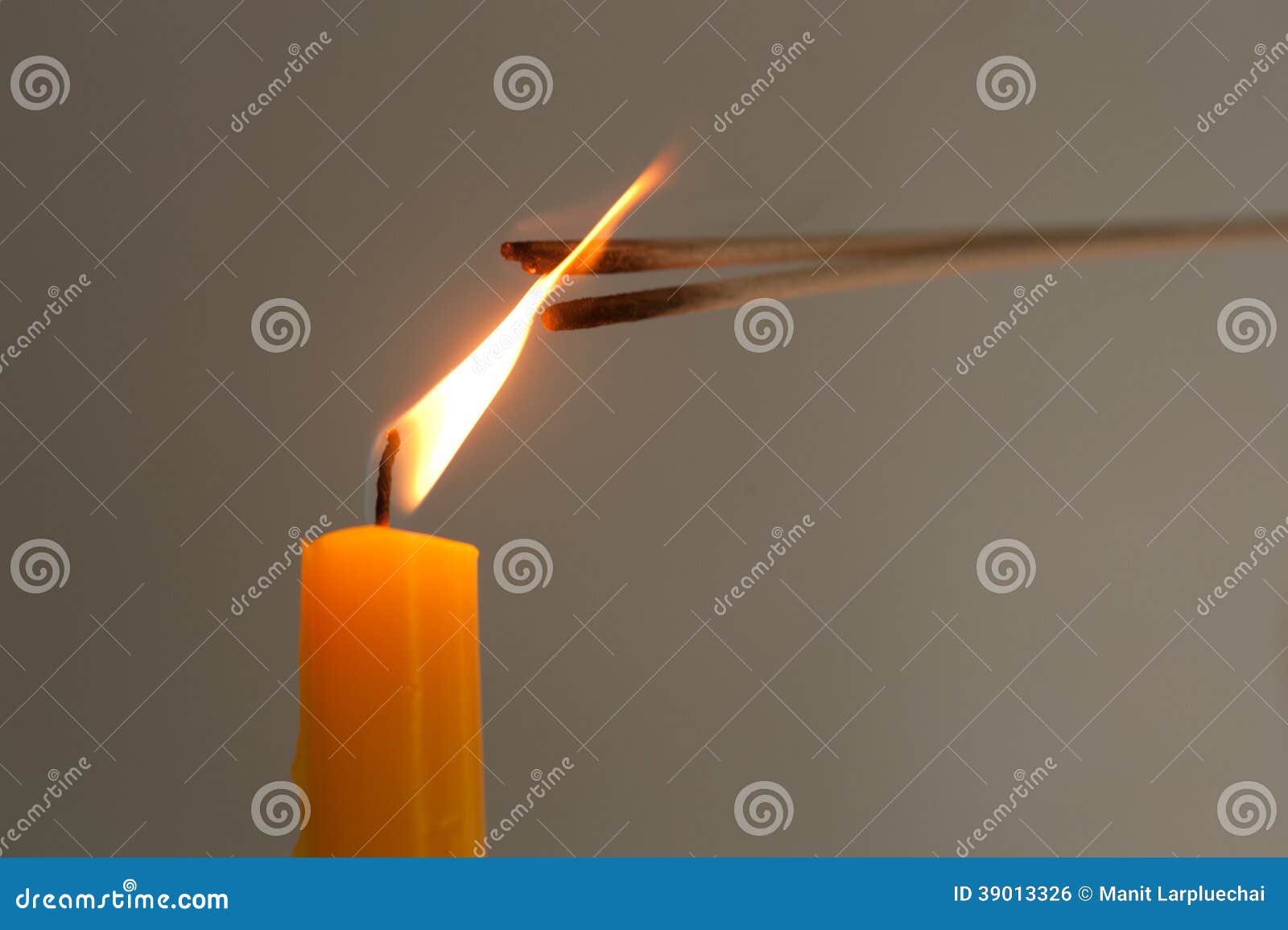 Light Candle is the Ignite of Incense. Stock Photo - Image of hands ...