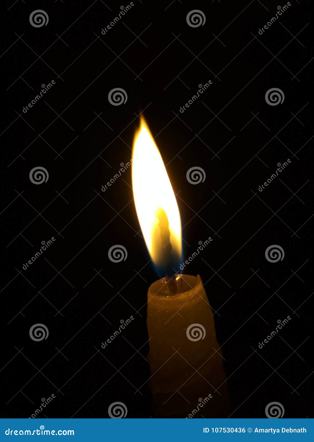 Lighted candlestick stock photo. Image of lighted, room - 107530436
