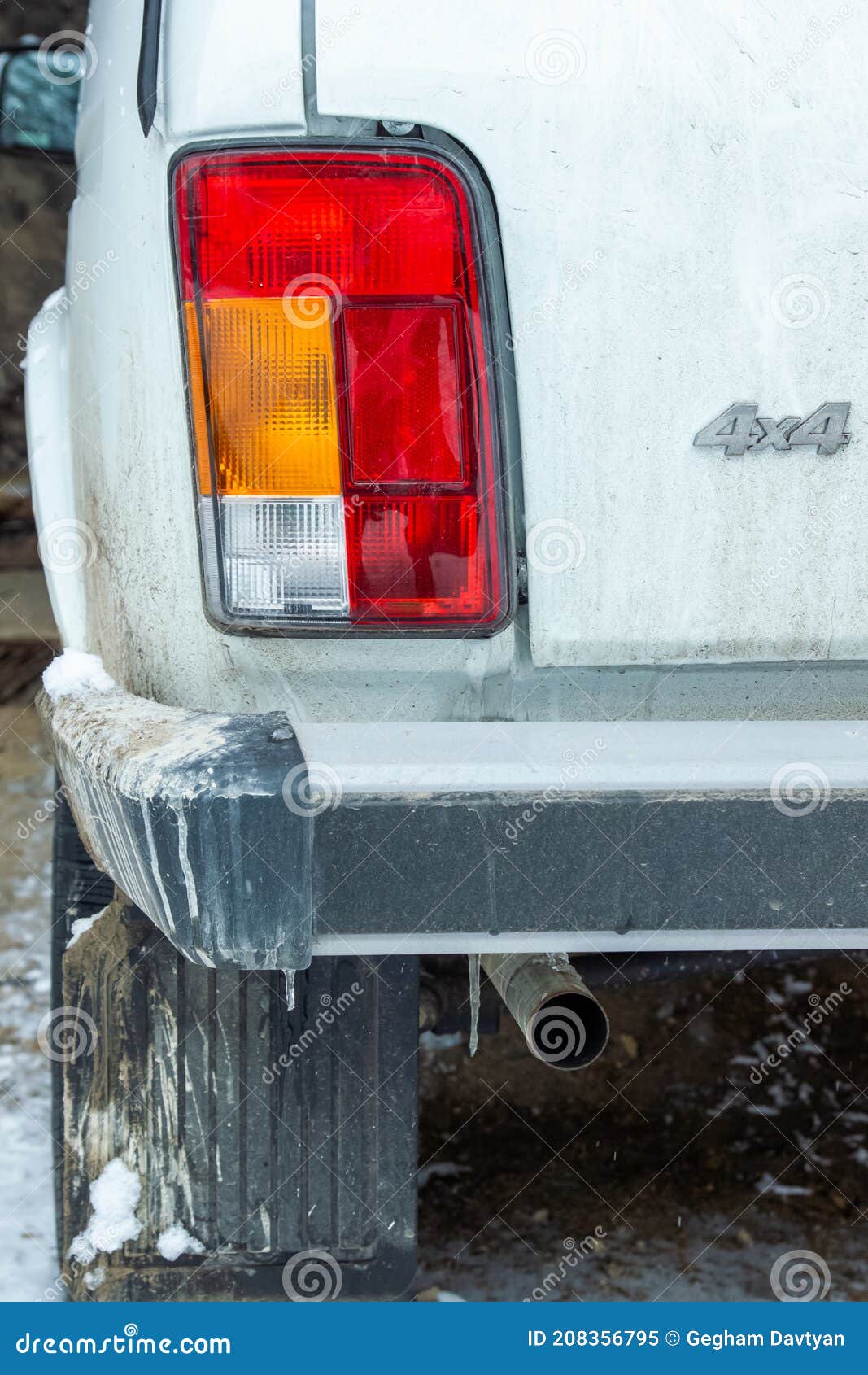 Light on the Car, Rear Light of the Car Stock Image - Image of door ...