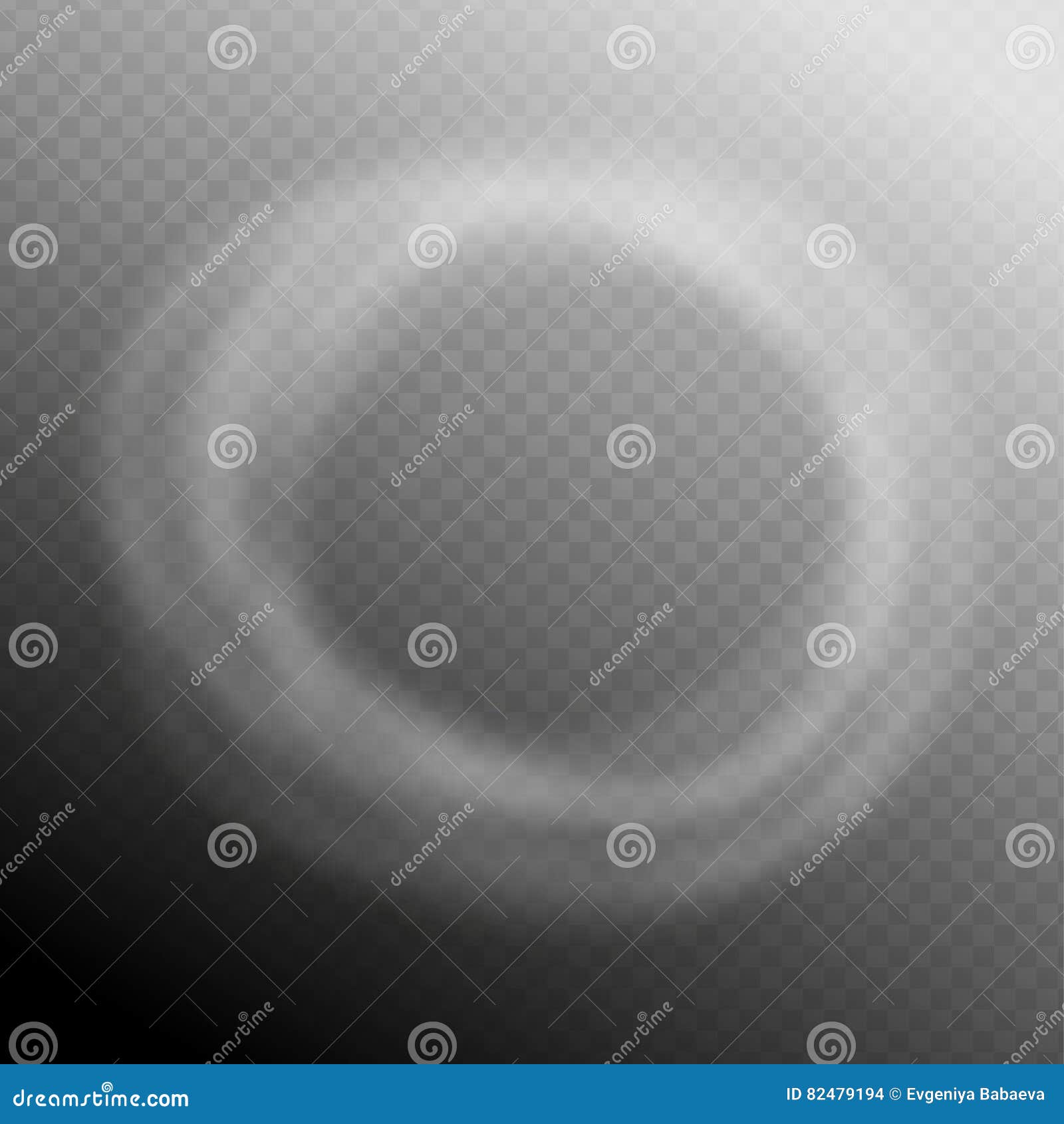Light Circle Frame. Transparent Foggy Effects. Stock Vector ...