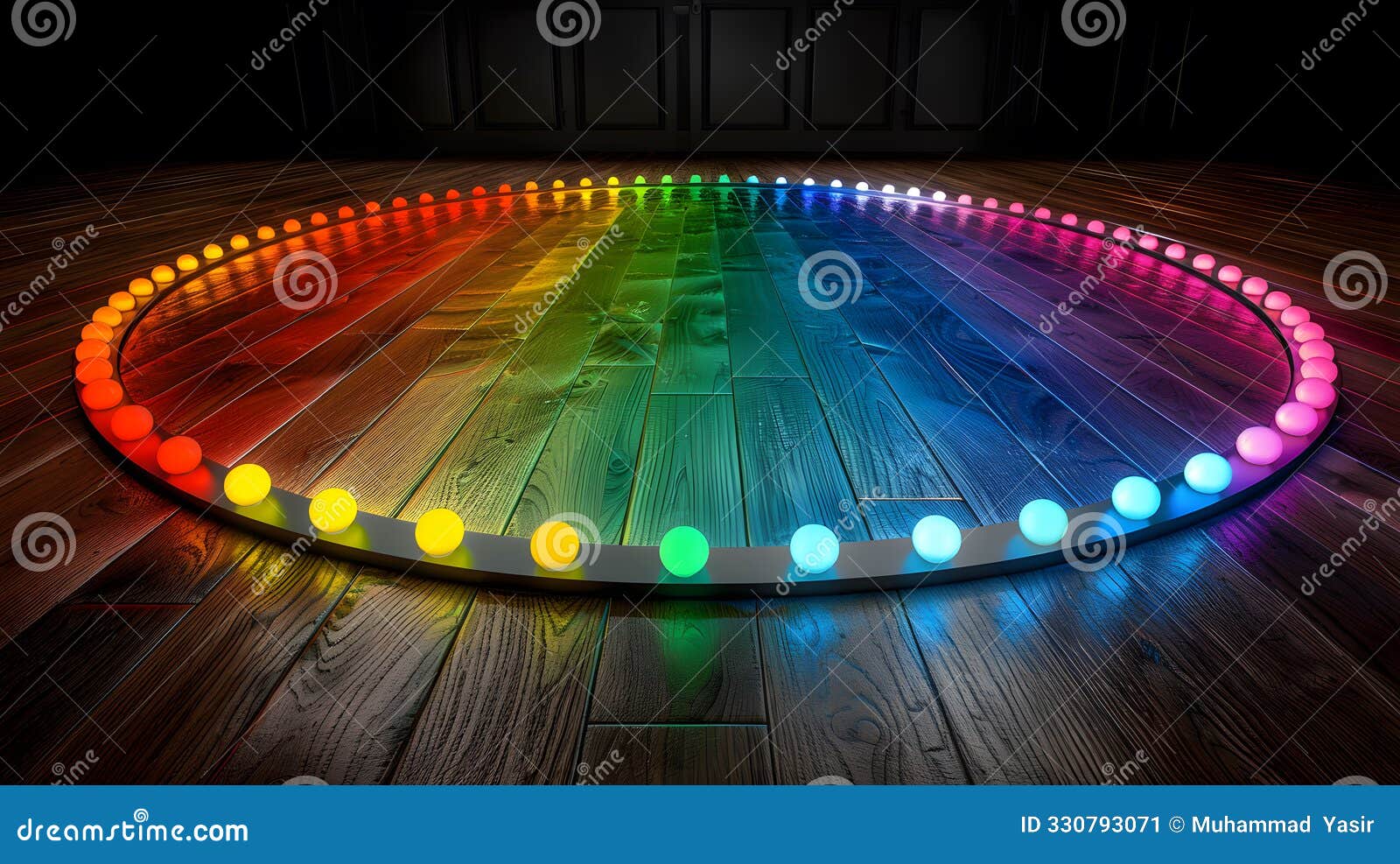 Light Circle Glow, Round Color or Glow Frame Vector Stock Image - Image ...