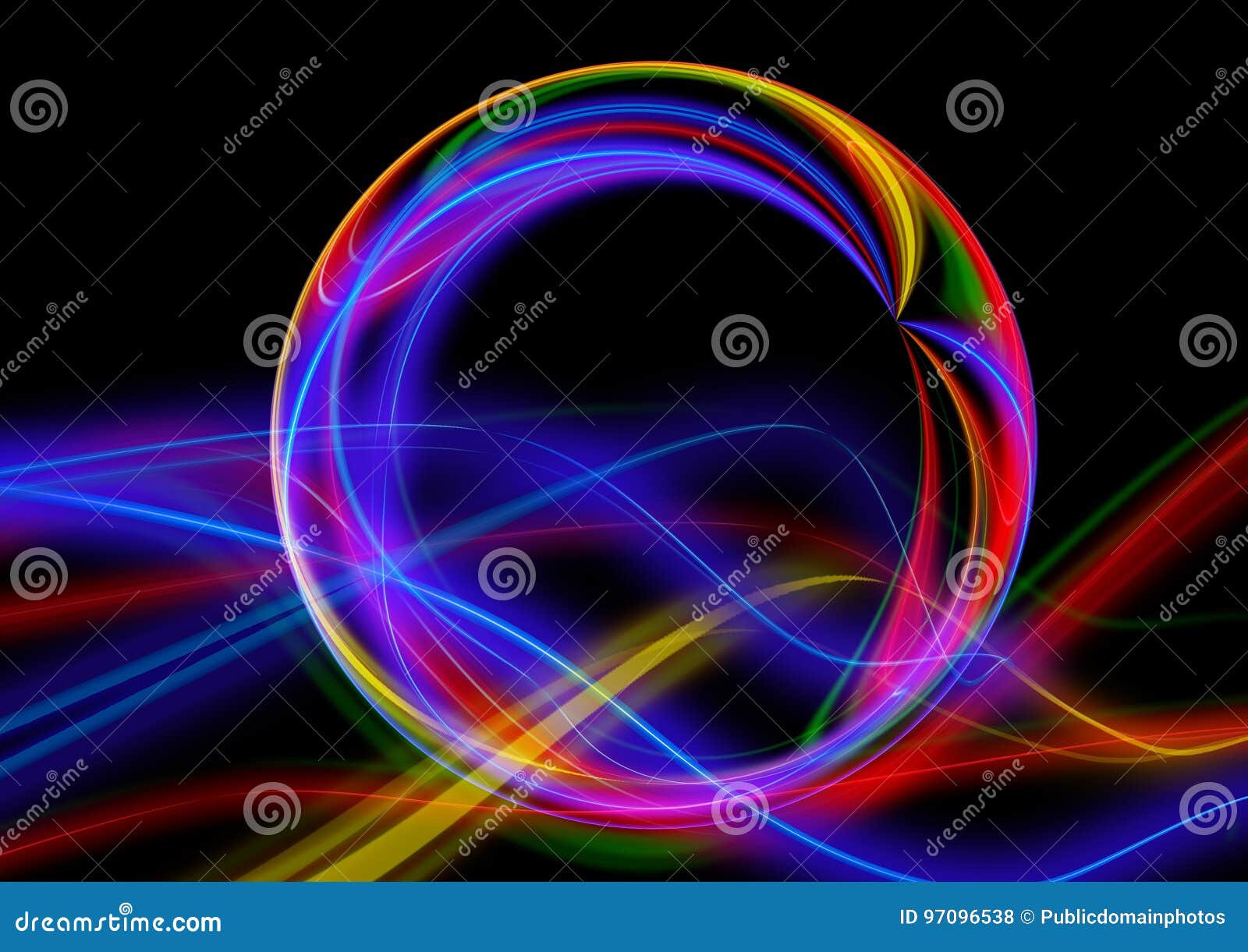 Light, Circle, Purple, Line Picture. Image: 97096538