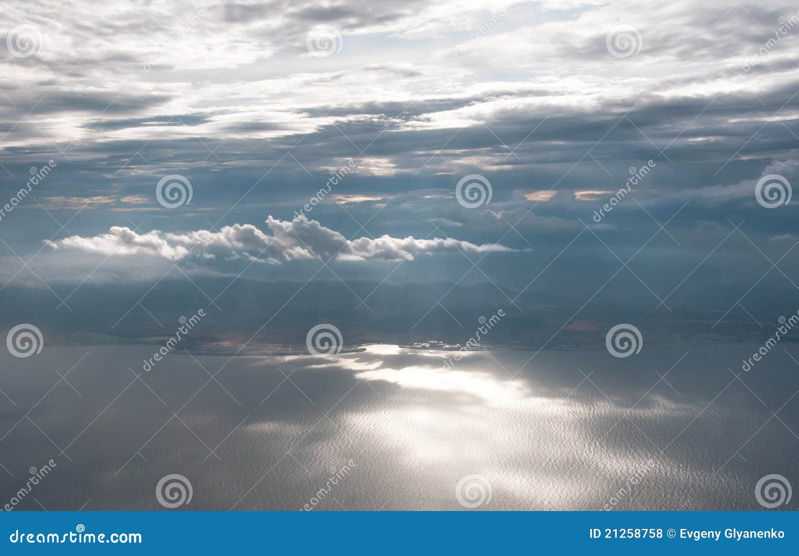 Light through Clouds stock photo. Image of afternoon - 21258758