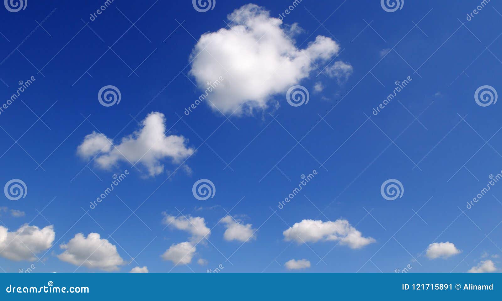 Light Clouds in the Blue Sky. Stock Image - Image of overcast ...