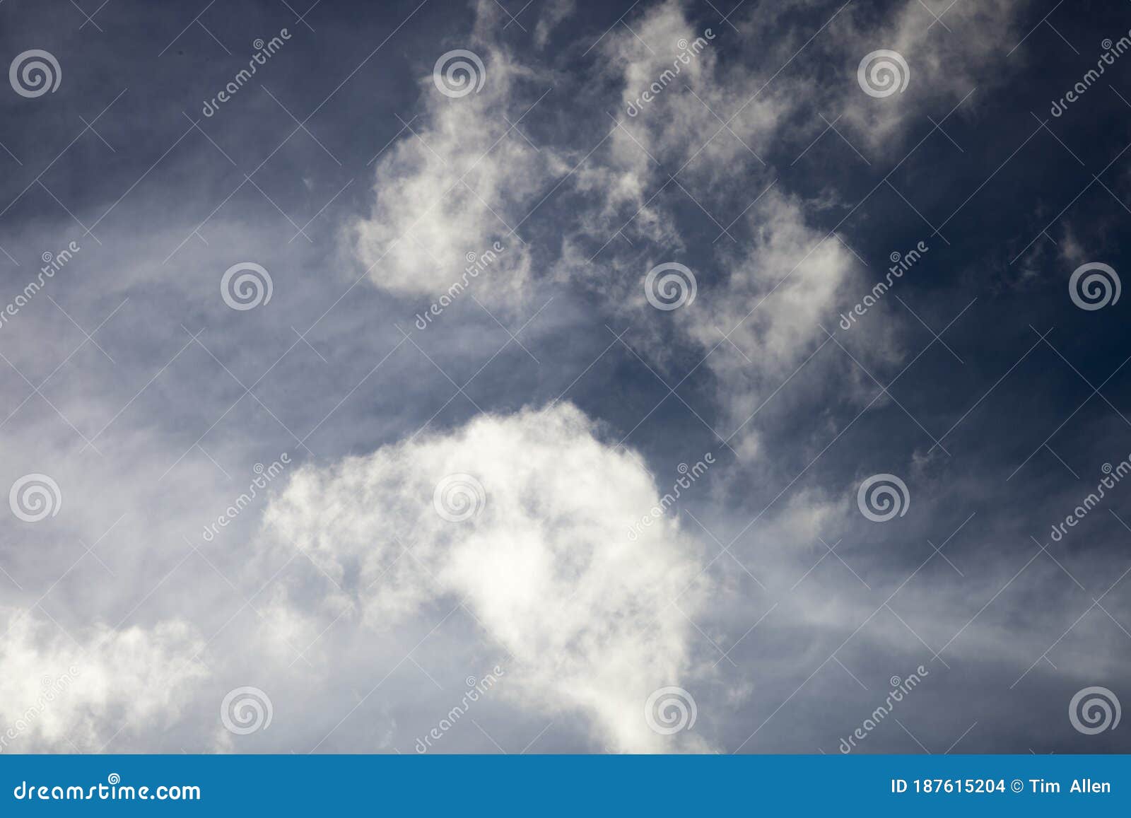 Storm Forming Over The Sea At The Beach Royalty-Free Stock Photo ...