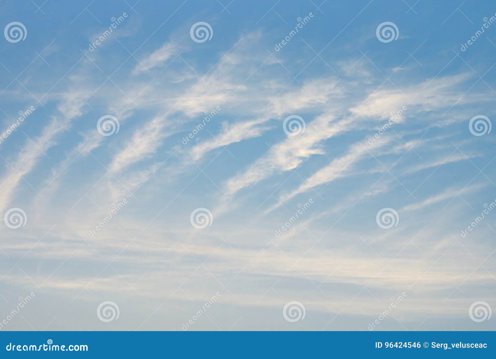 Light clouds in the sky stock photo. Image of landscape - 96424546