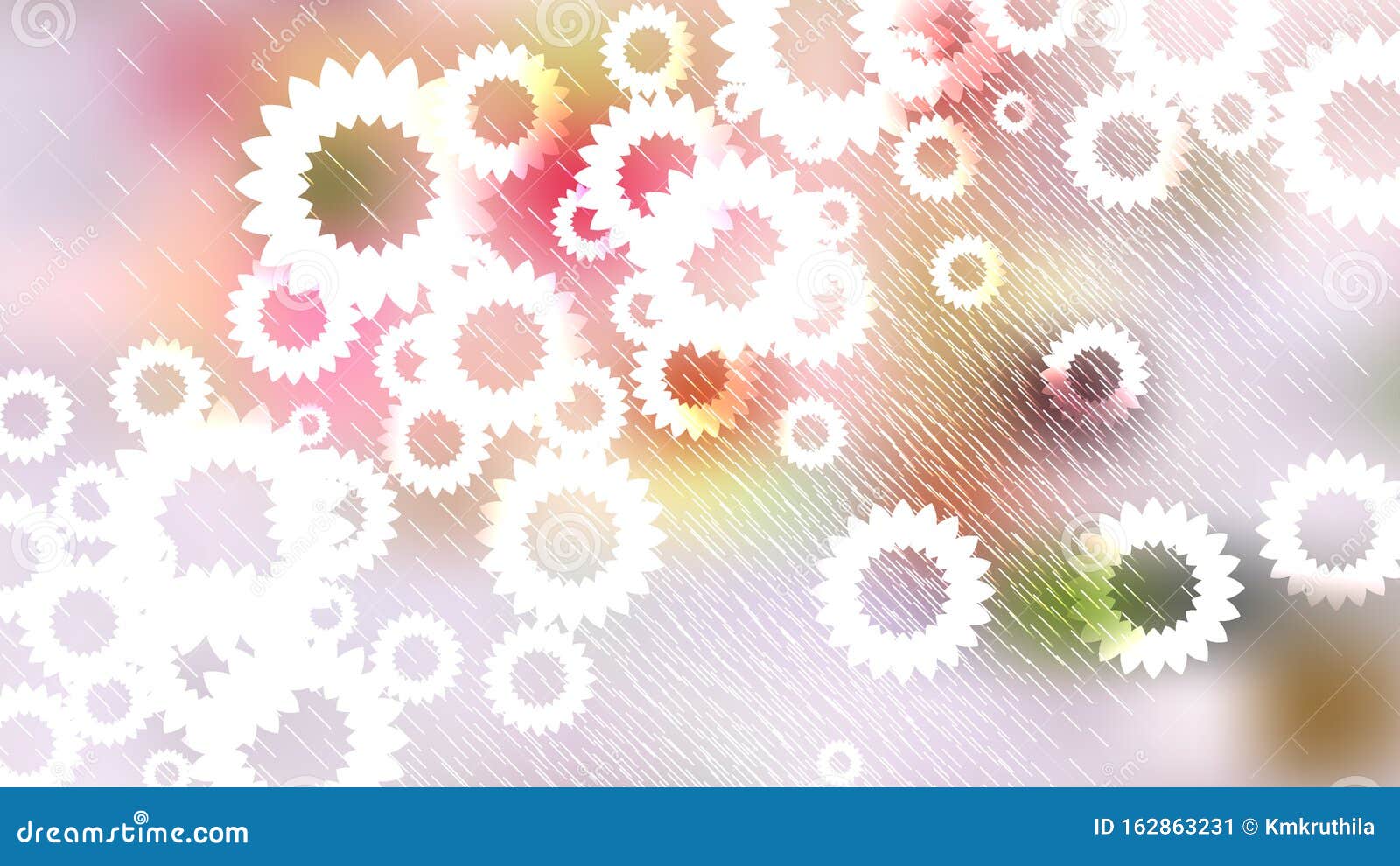 Light Color Flower Background Stock Vector - Illustration of ornate ...