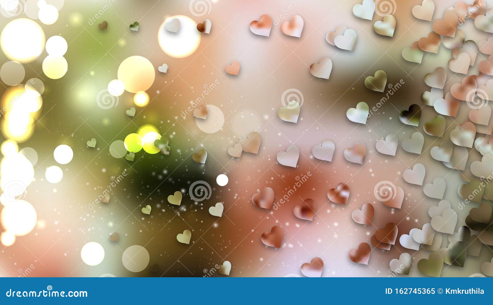 Light Color Heart Background Graphic Stock Vector - Illustration of ...