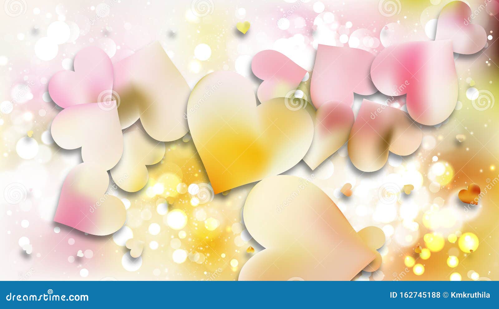Light Color Heart Wallpaper Background Vector Illustration Stock Vector ...