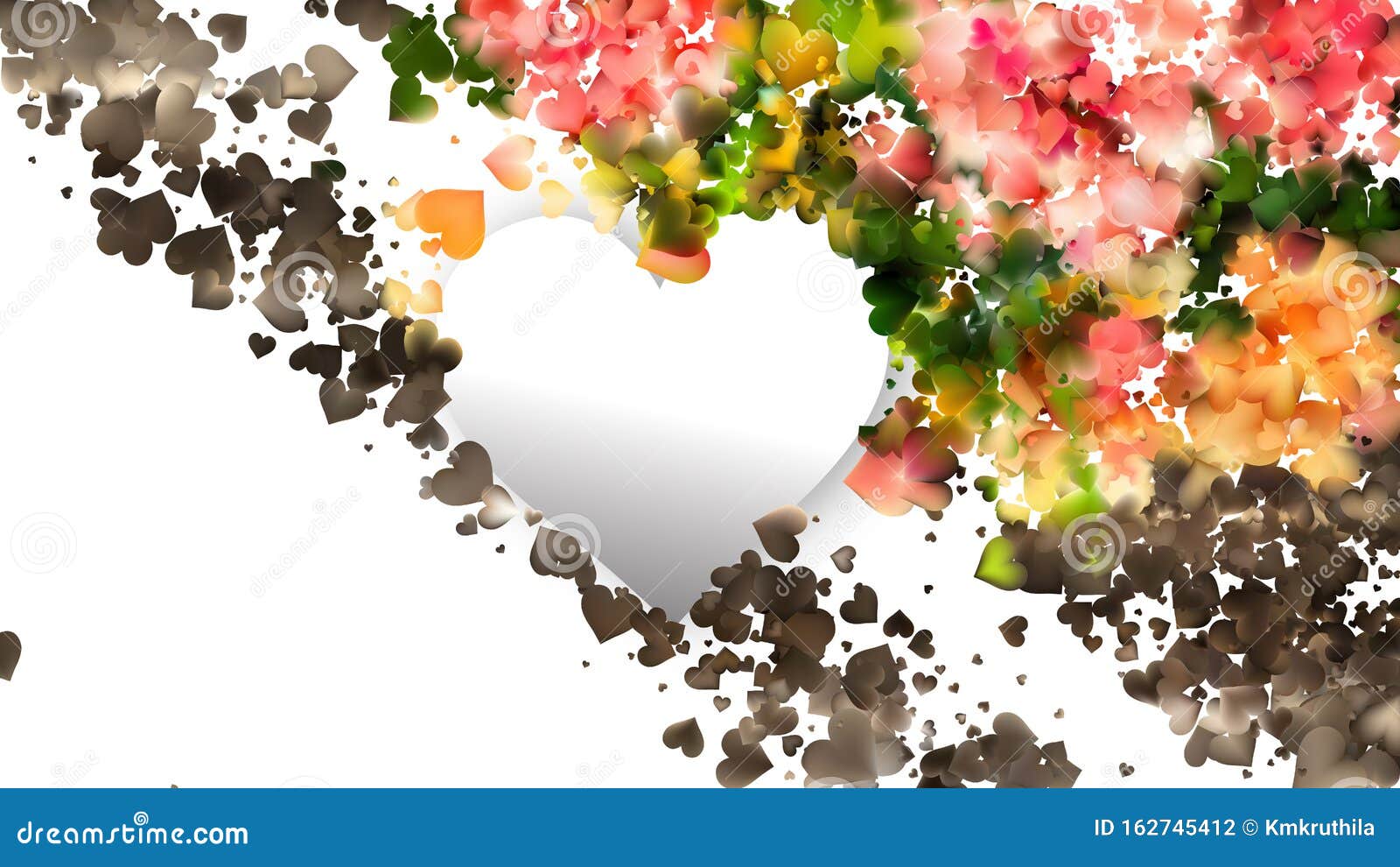 Light Color Love Background Stock Vector - Illustration of amour, heart ...