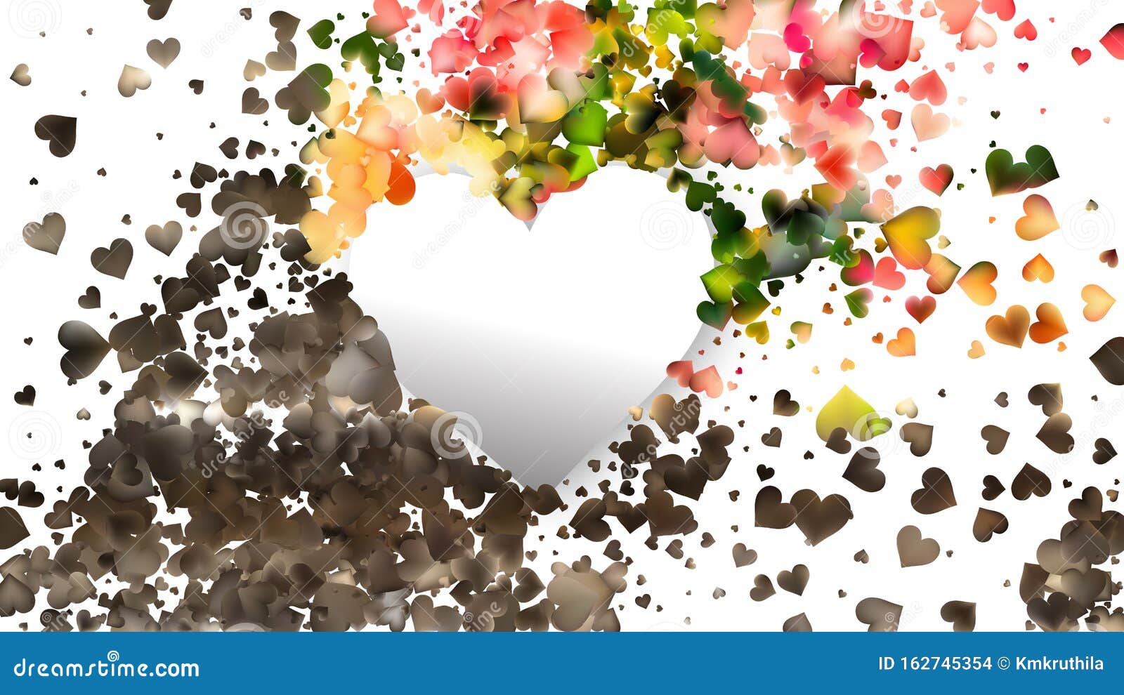 Light Color Love Background Vector Image Stock Vector - Illustration of ...