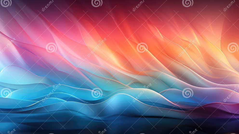 Light Color Rainbow Gradient Background Stock Illustration ...