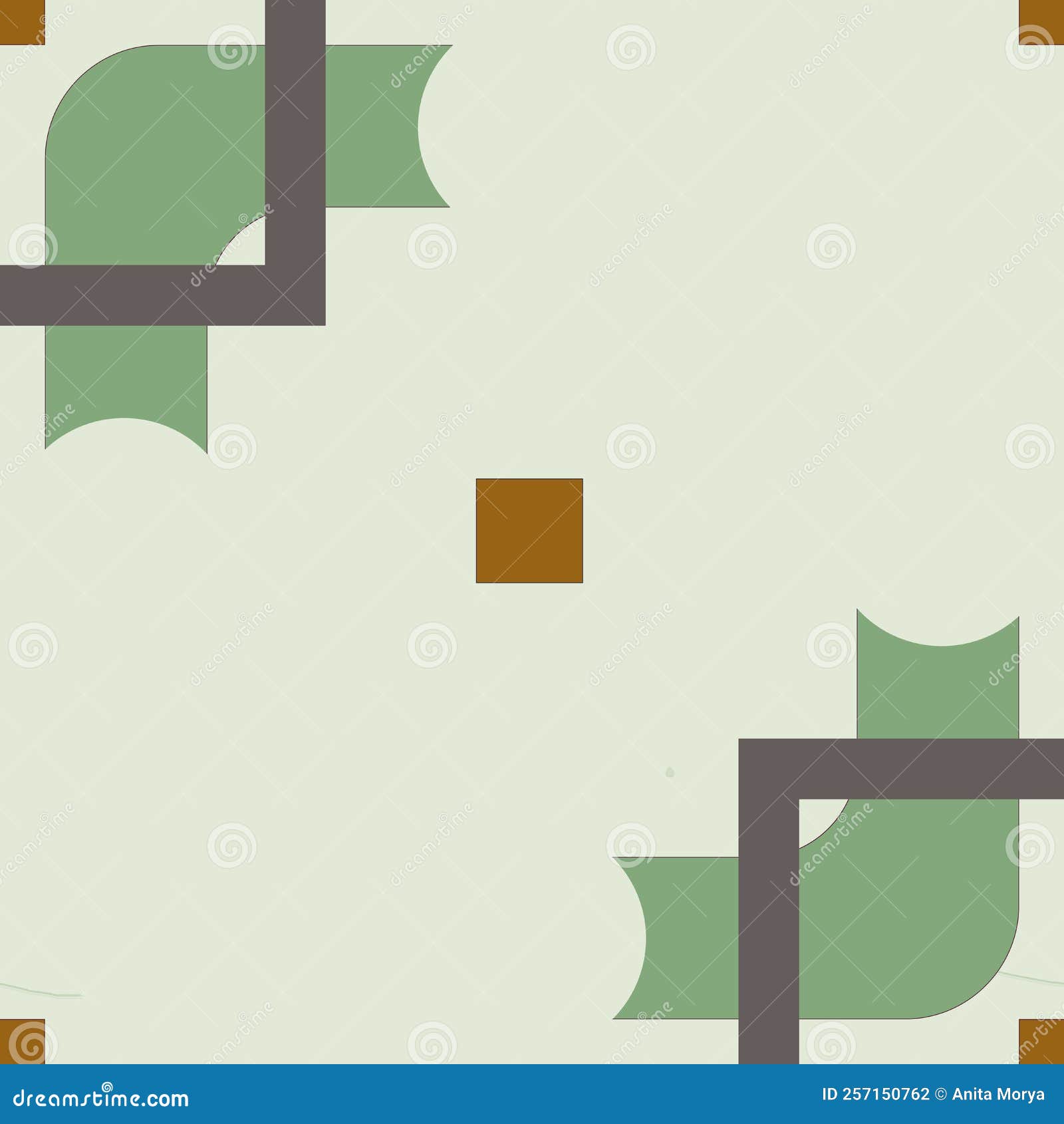 Light Color Rectangle Seamless Design Stock Illustration - Illustration ...