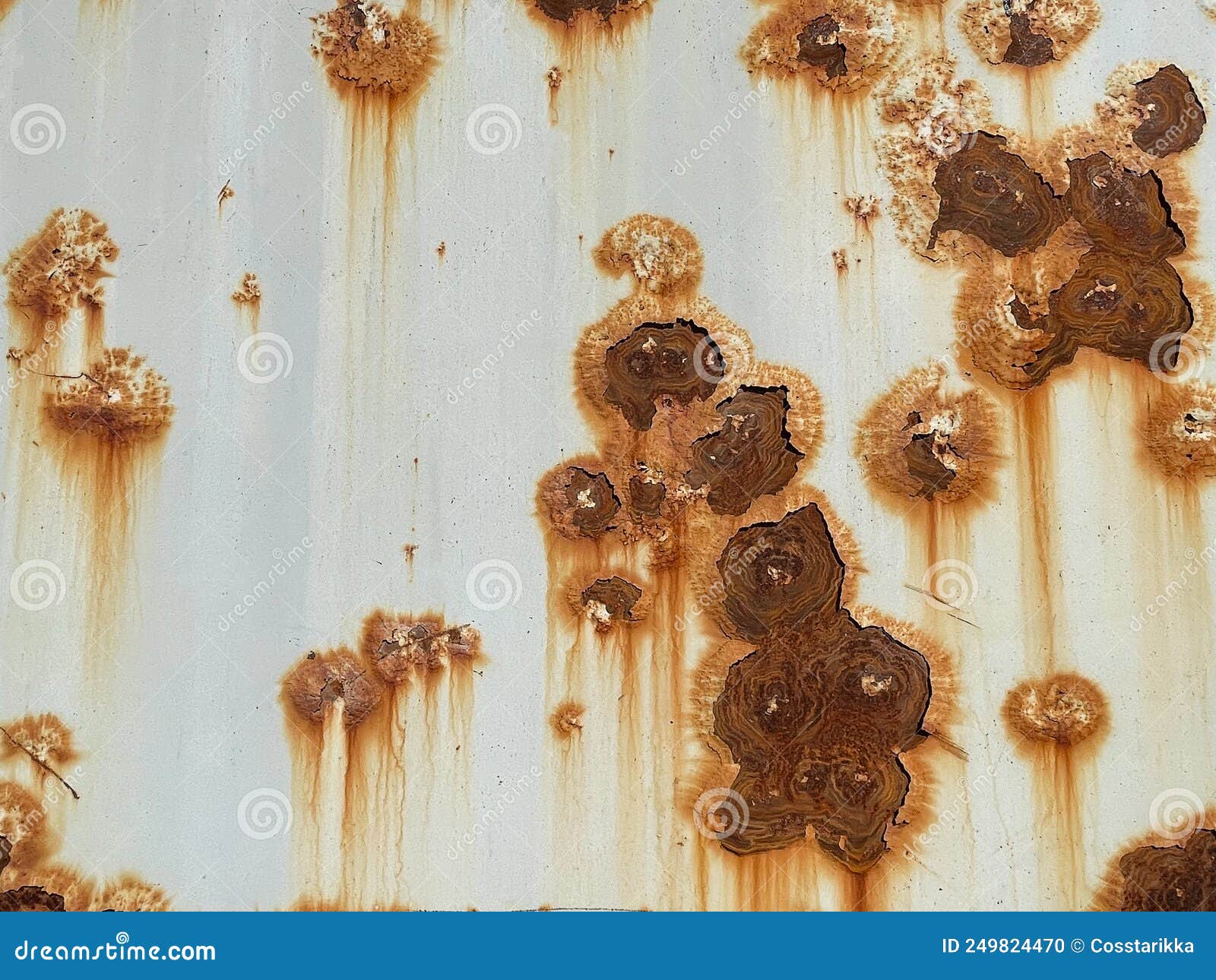 Wall with Rust, Texture, Design, Material Stock Photo - Image of ...