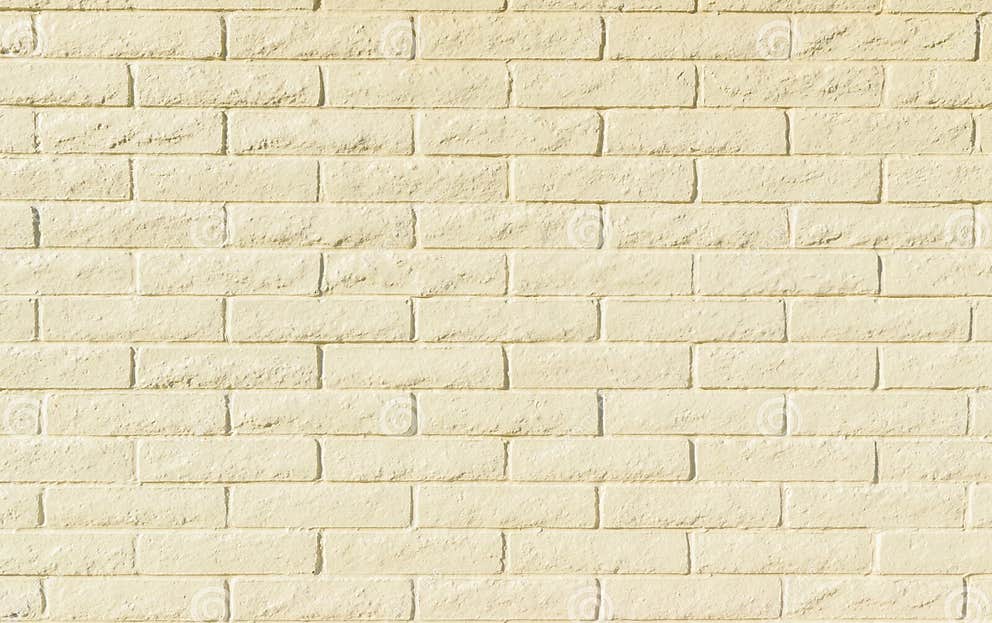 Light Colored Brick Wall Background or Texture Stock Photo - Image of ...