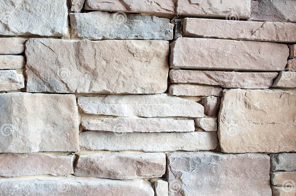 Light Colored Stone Wall Background Stock Photo - Image of rock ...