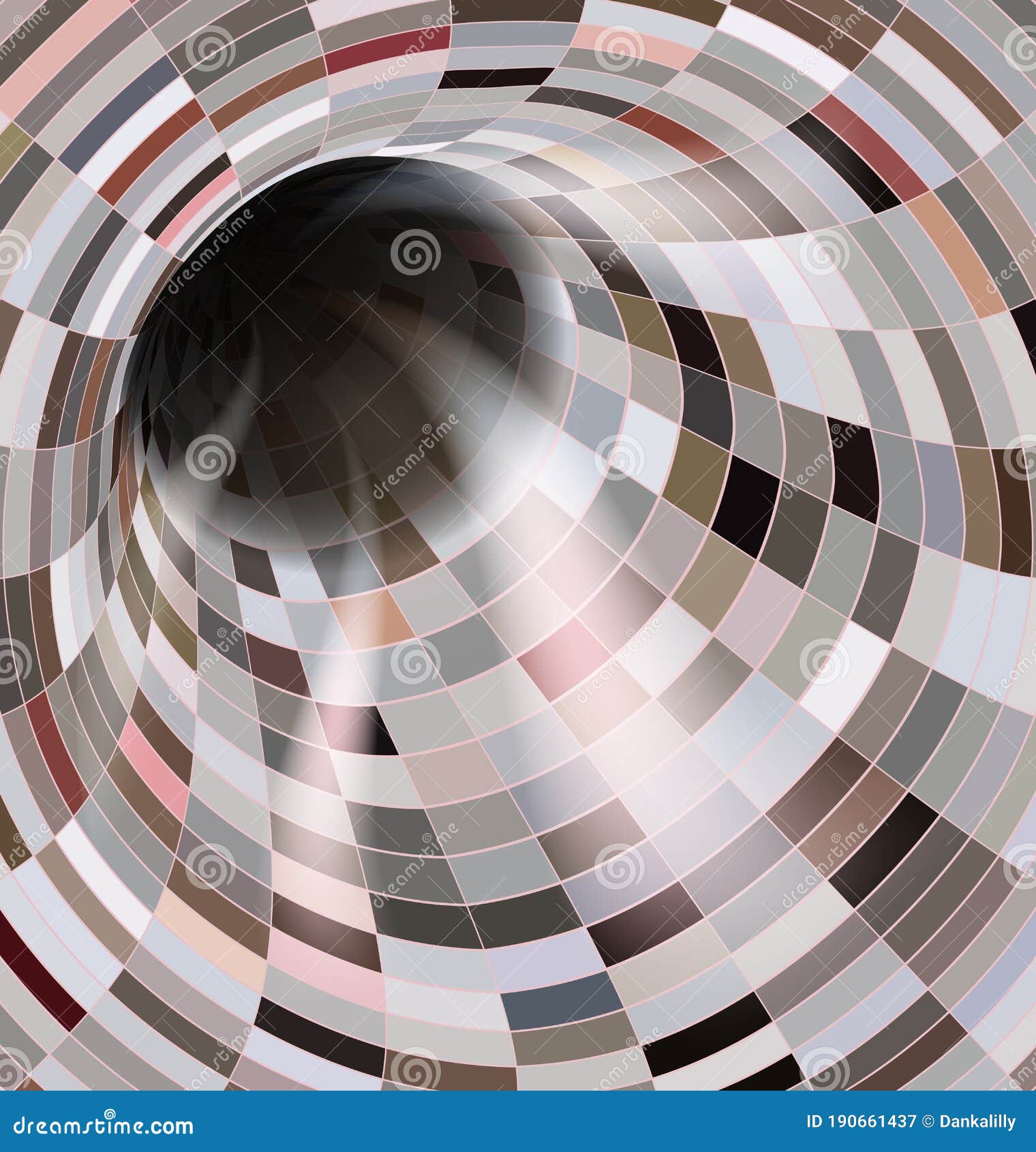 Light Colored Vector Illustration Abstract Dark Open Hole Stock Vector ...