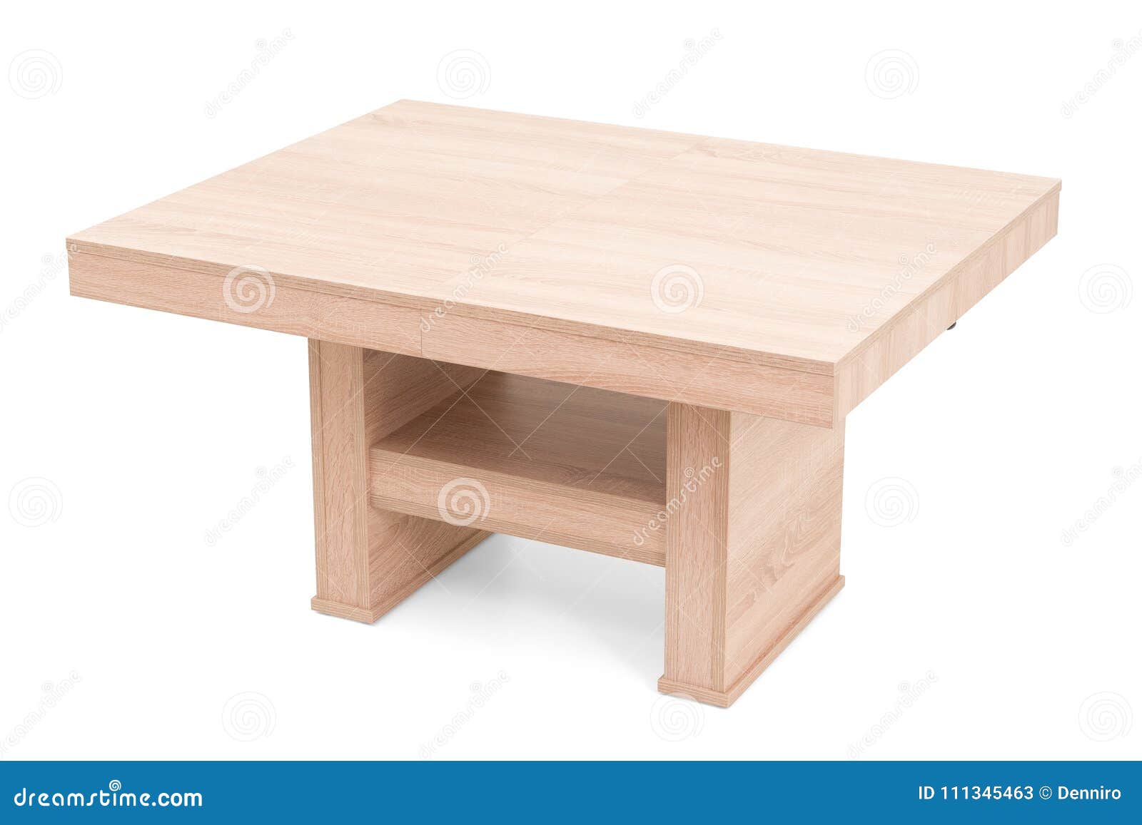 Compact Transforming Table. Isolated on White Stock Image - Image of ...