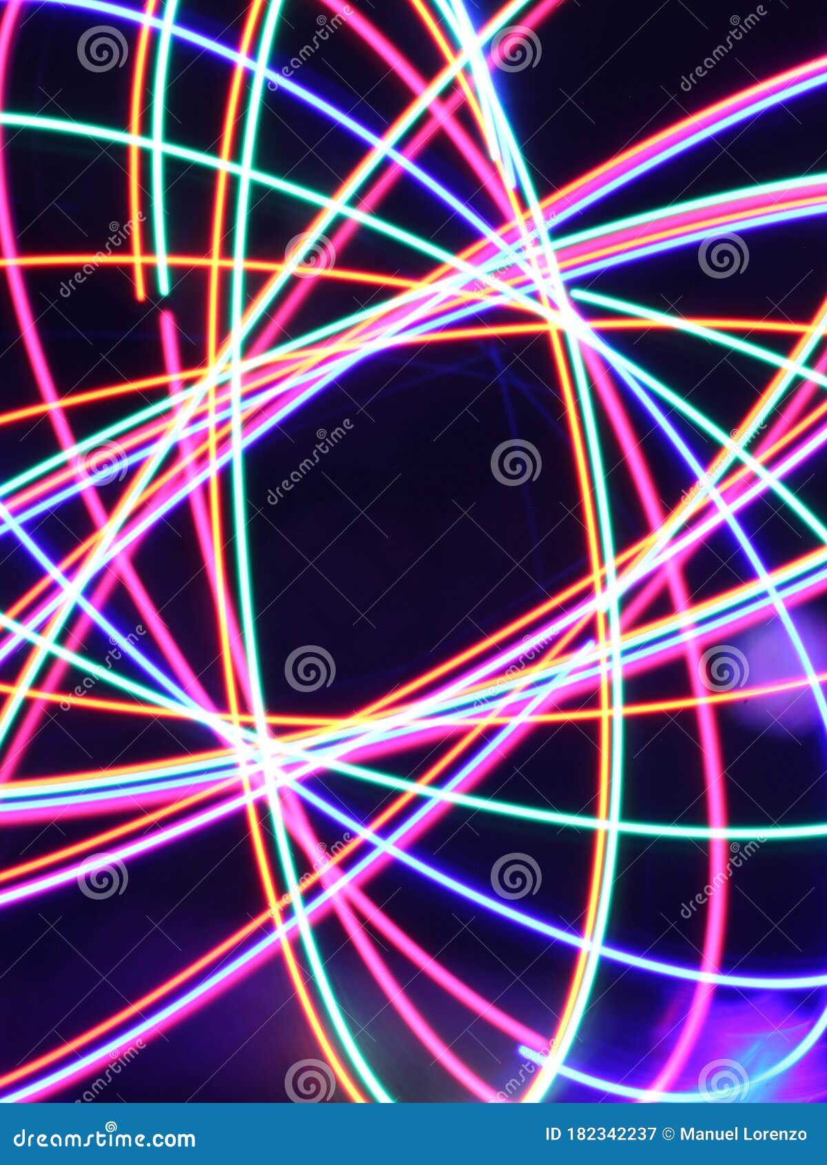 Light Colors Abstract Neutron Protons Forms Backgrounds Stock Image ...