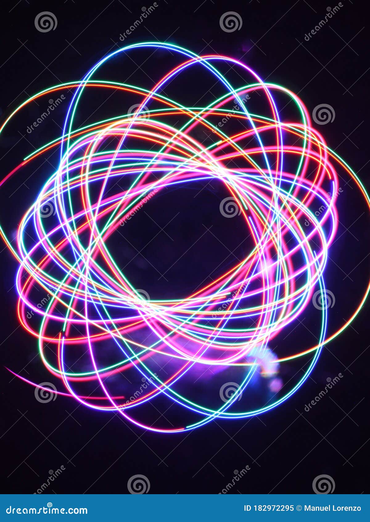 Light Colors Abstract Neutron Protons Forms Backgrounds Stock Image ...