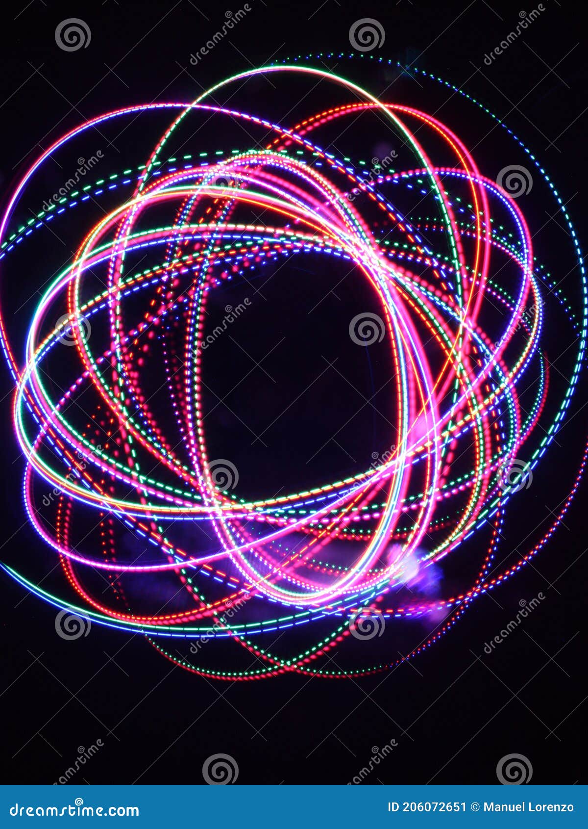 Light Colors Abstract Neutron Protons Forms Backgrounds Stock Image ...