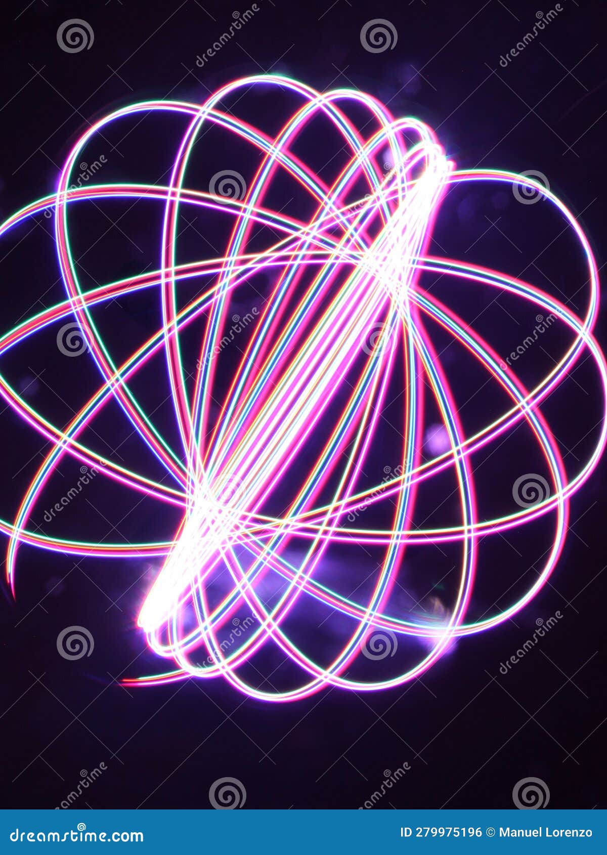 Light Colors Abstract Neutron Protons Forms Backgrounds Stock Photo ...