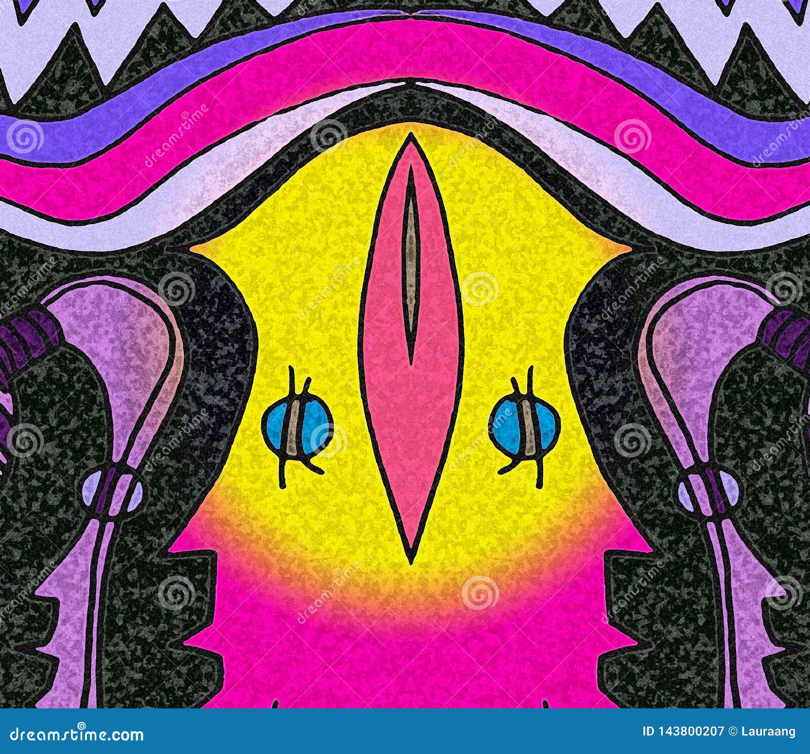 Abstract Art Background. Abstract Figures. Stock Illustration ...