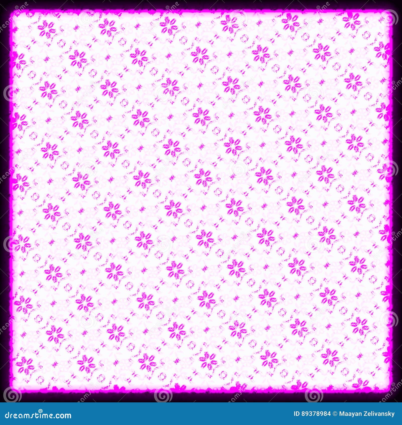 Light Colors Flowers Pattern Stock Illustration - Illustration of small ...