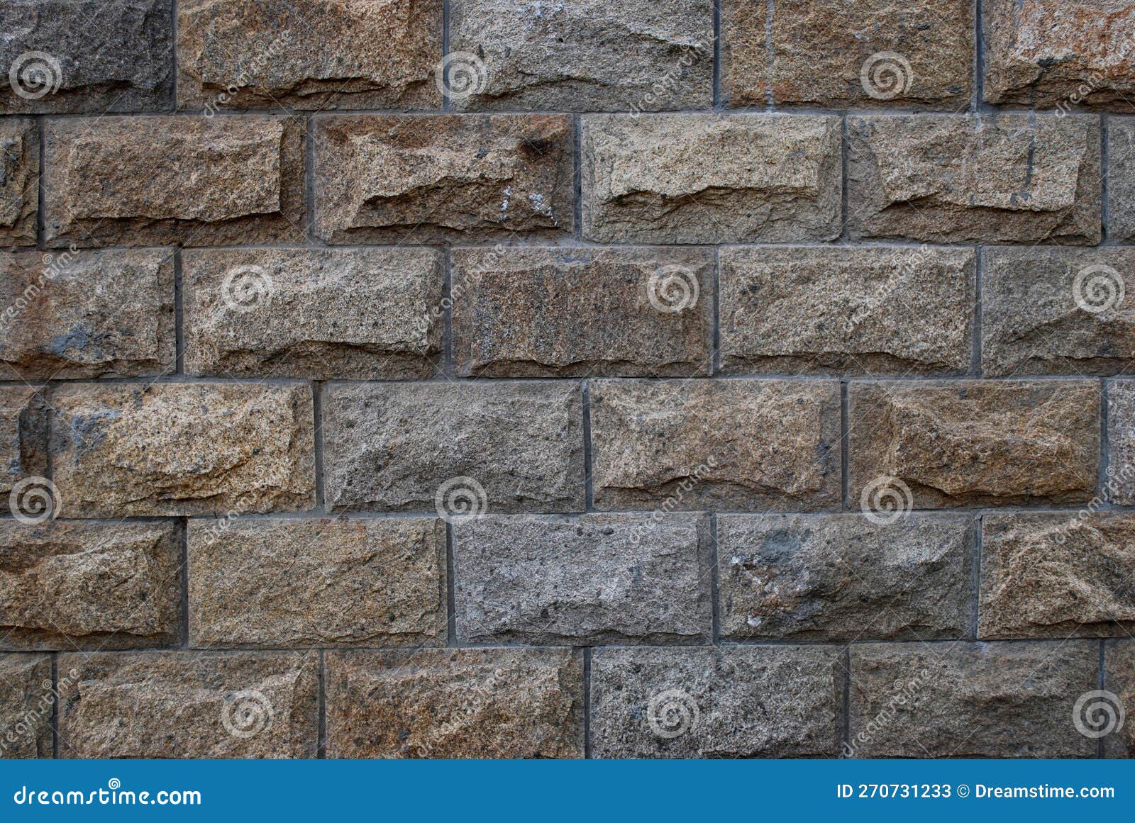 Light Coloured Basalt Stone Brick Wall Cladding Background Texture ...