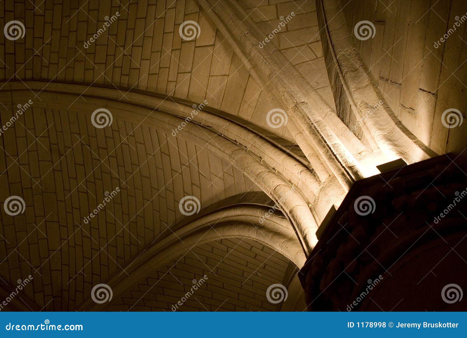 Light from the column stock photo. Image of arched, abstract - 1178998