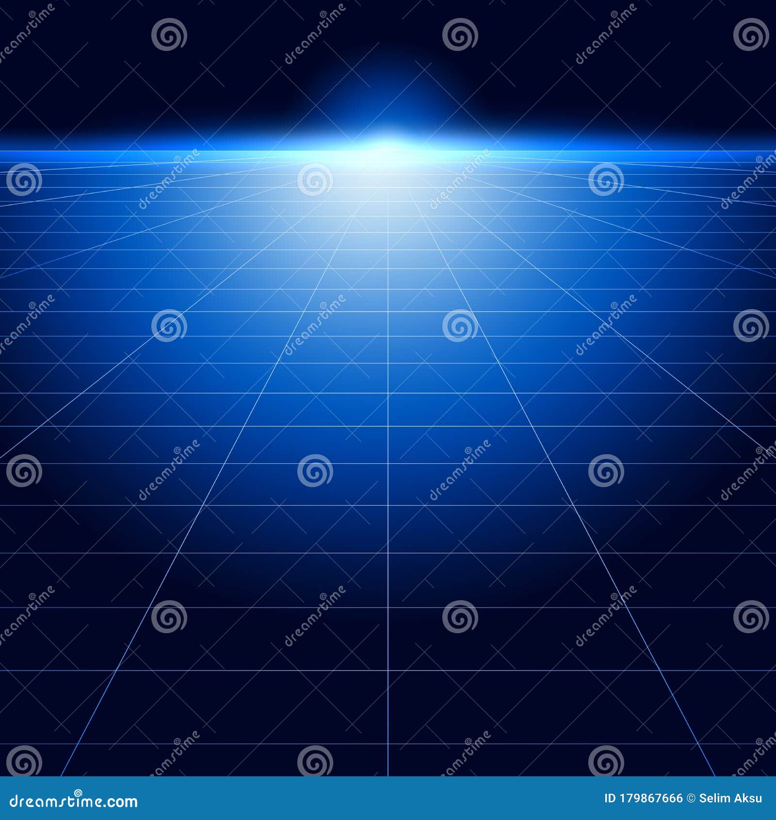 Light Columns On A Blue Gradient Background. Stock Photography ...
