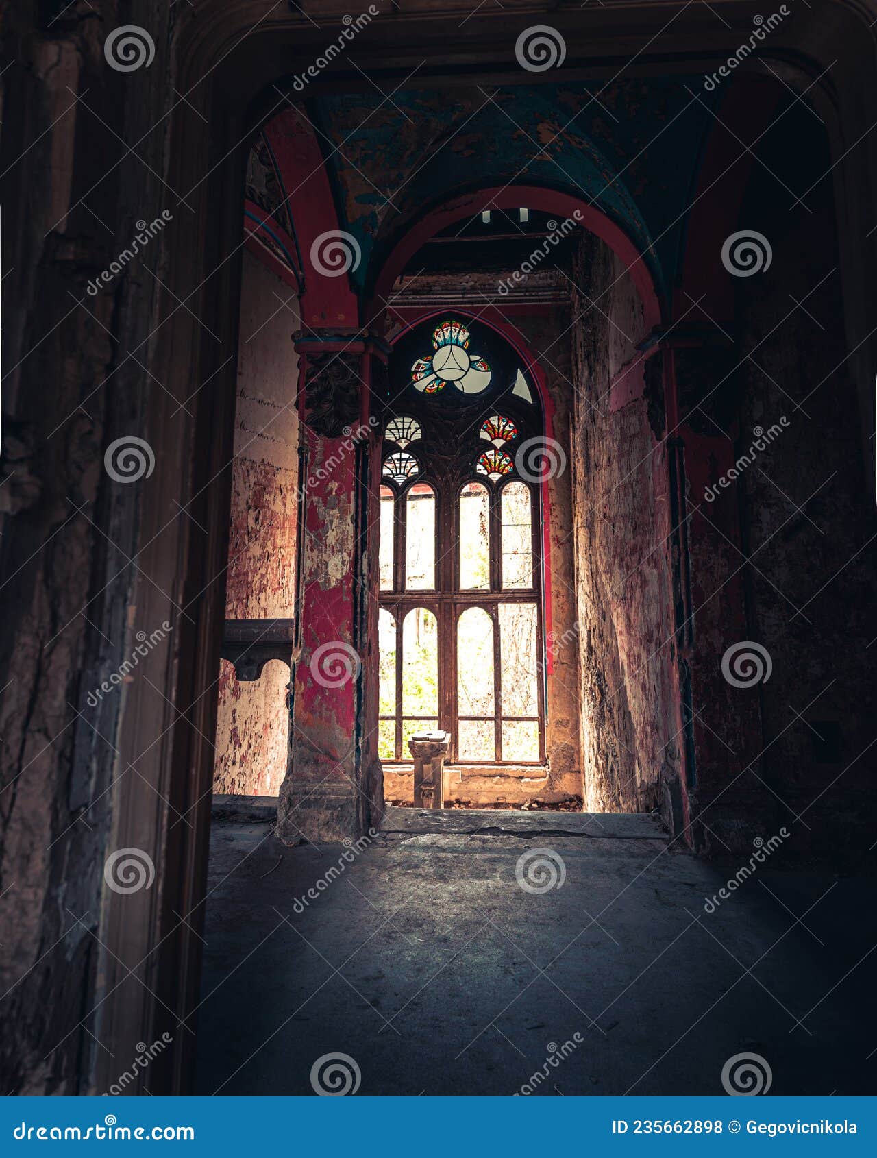 Light Coming through a Huge Window in the Spooky Spicer Castle in ...
